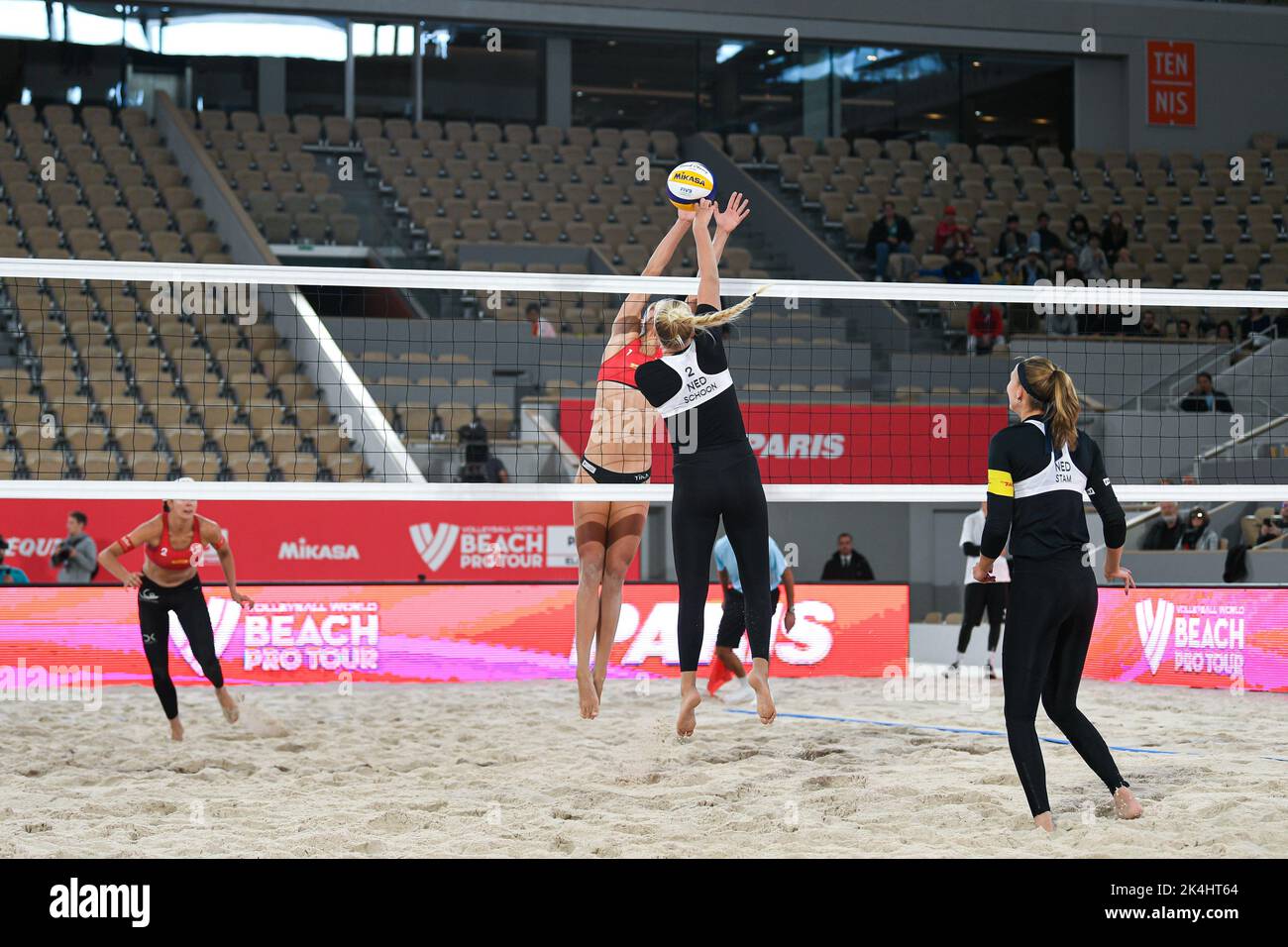 Paris, France. 02nd Oct, 2022. Tina Graudina and Anastasija Samoilova ...