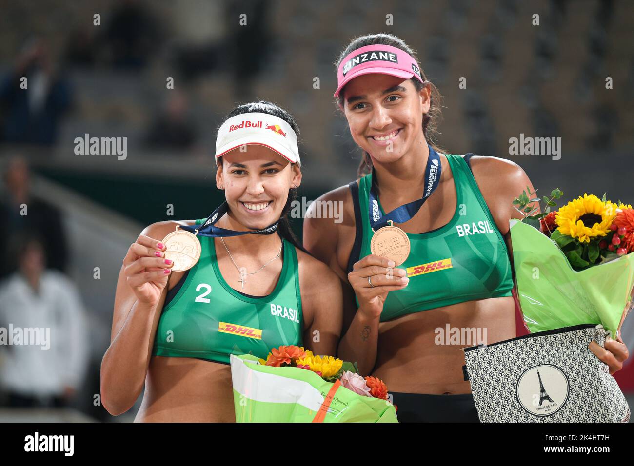 Paris, France. 02nd Oct, 2022. Eduarda Duda Santos Lisboa and Ana ...