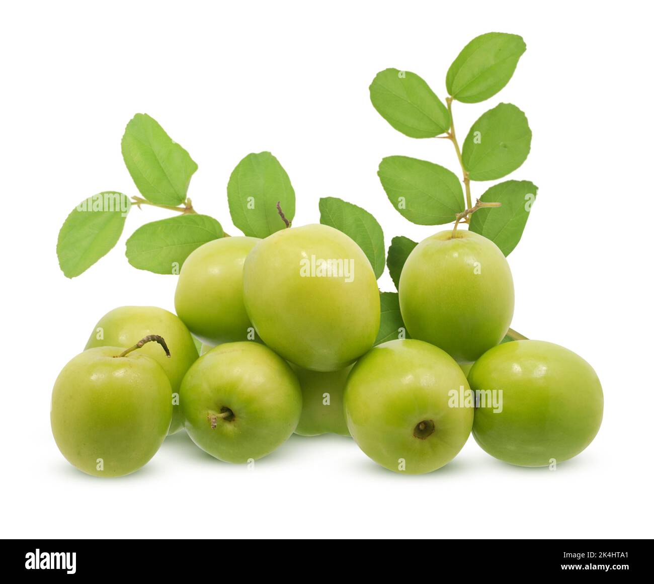 Jujube fruits isolated on white background Stock Photo - Alamy
