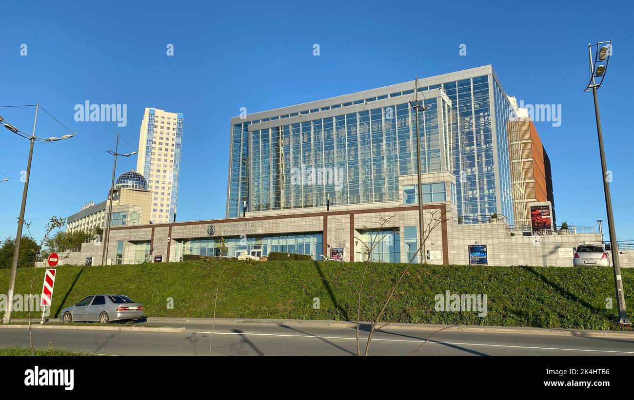 Vladivostok, Russia - September 20, 2022: City landscape with a view of ...