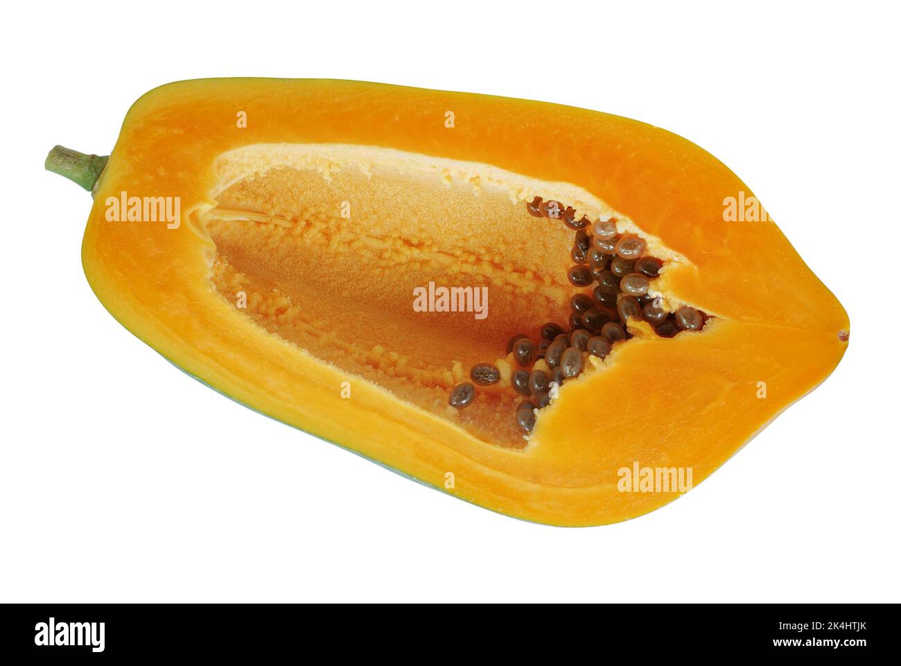 Papaya fruit isolated on white background Stock Photo - Alamy