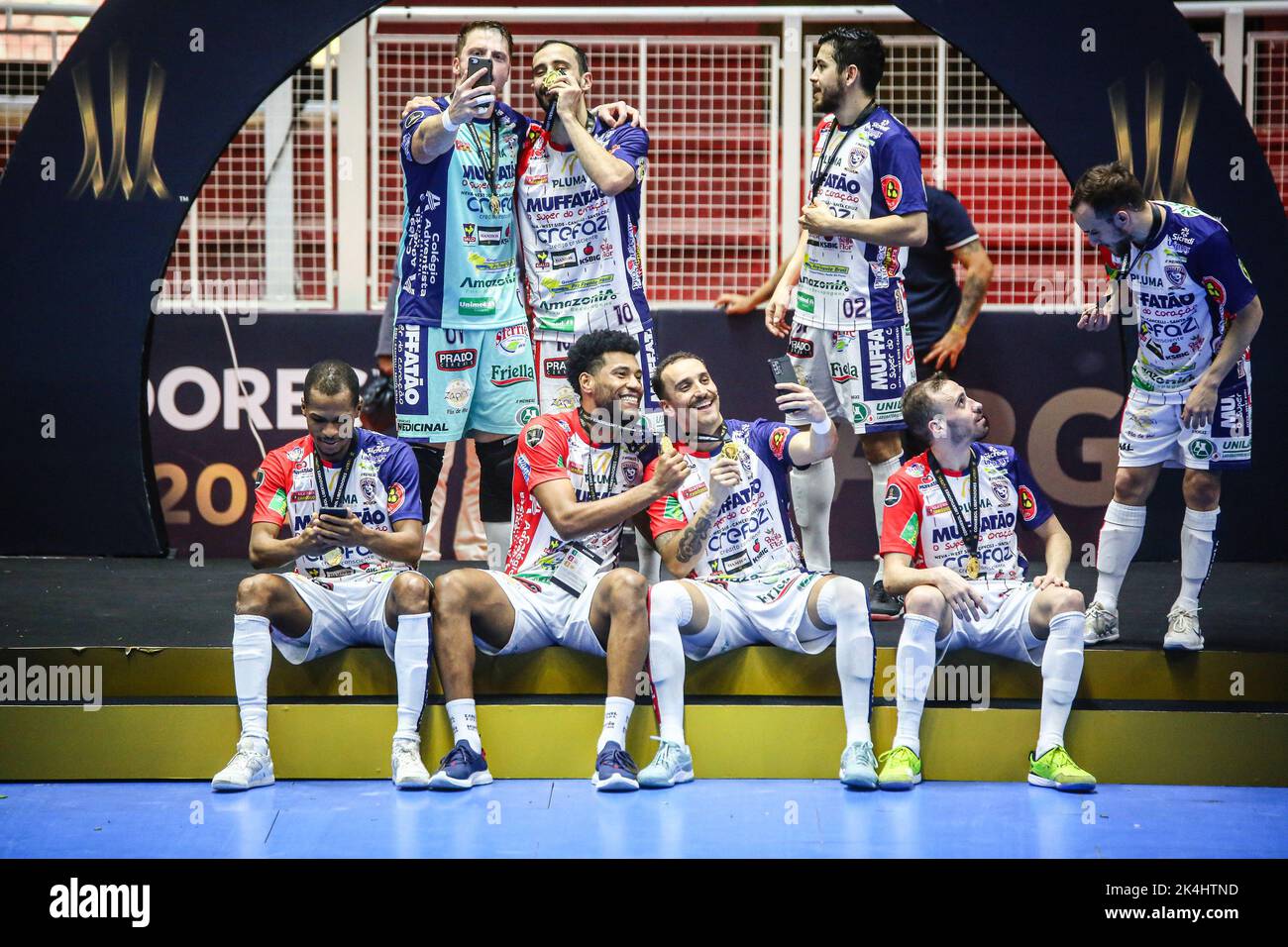 Buenos Aires, Argentina. 02nd Oct, 2022. Cascavel (BRA) team Gold ...