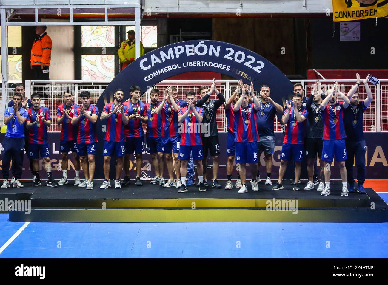 Buenos Aires, Argentina. 02nd Oct, 2022. San Lorenzo (ARG) team Bronce ...