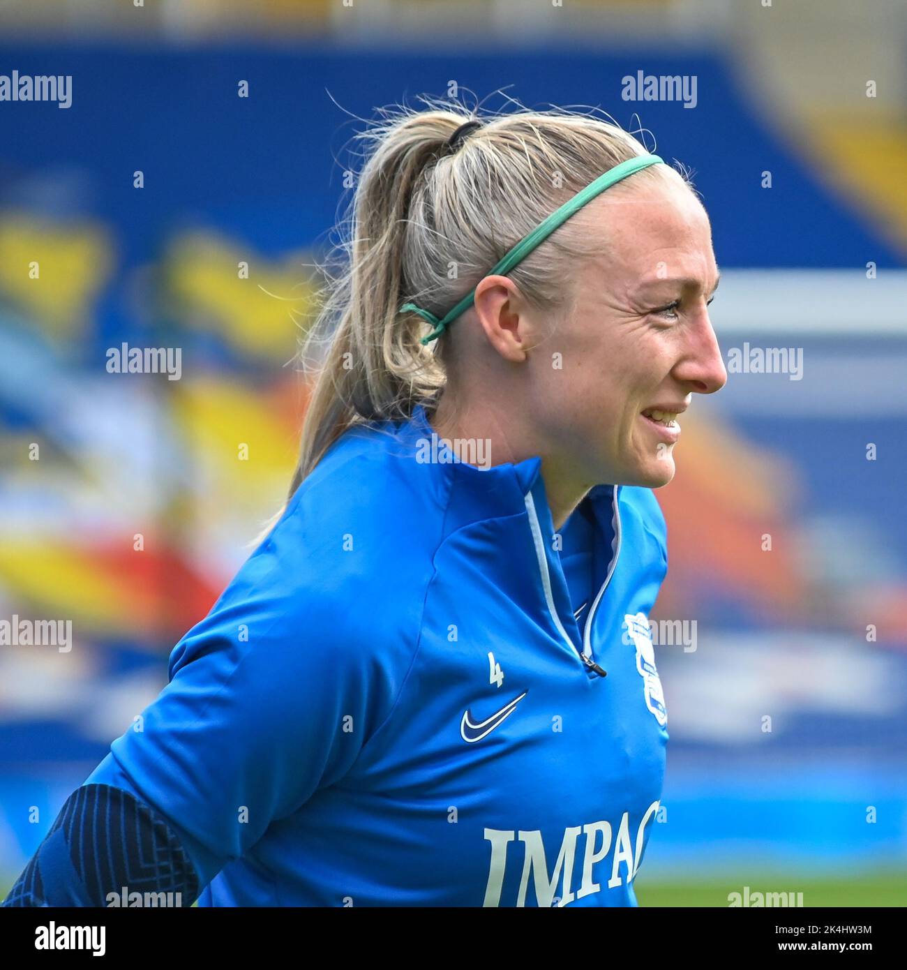 Birmingham,UK. 2nd October, 2022. Louise Quinn (Birmingham no 4 ...