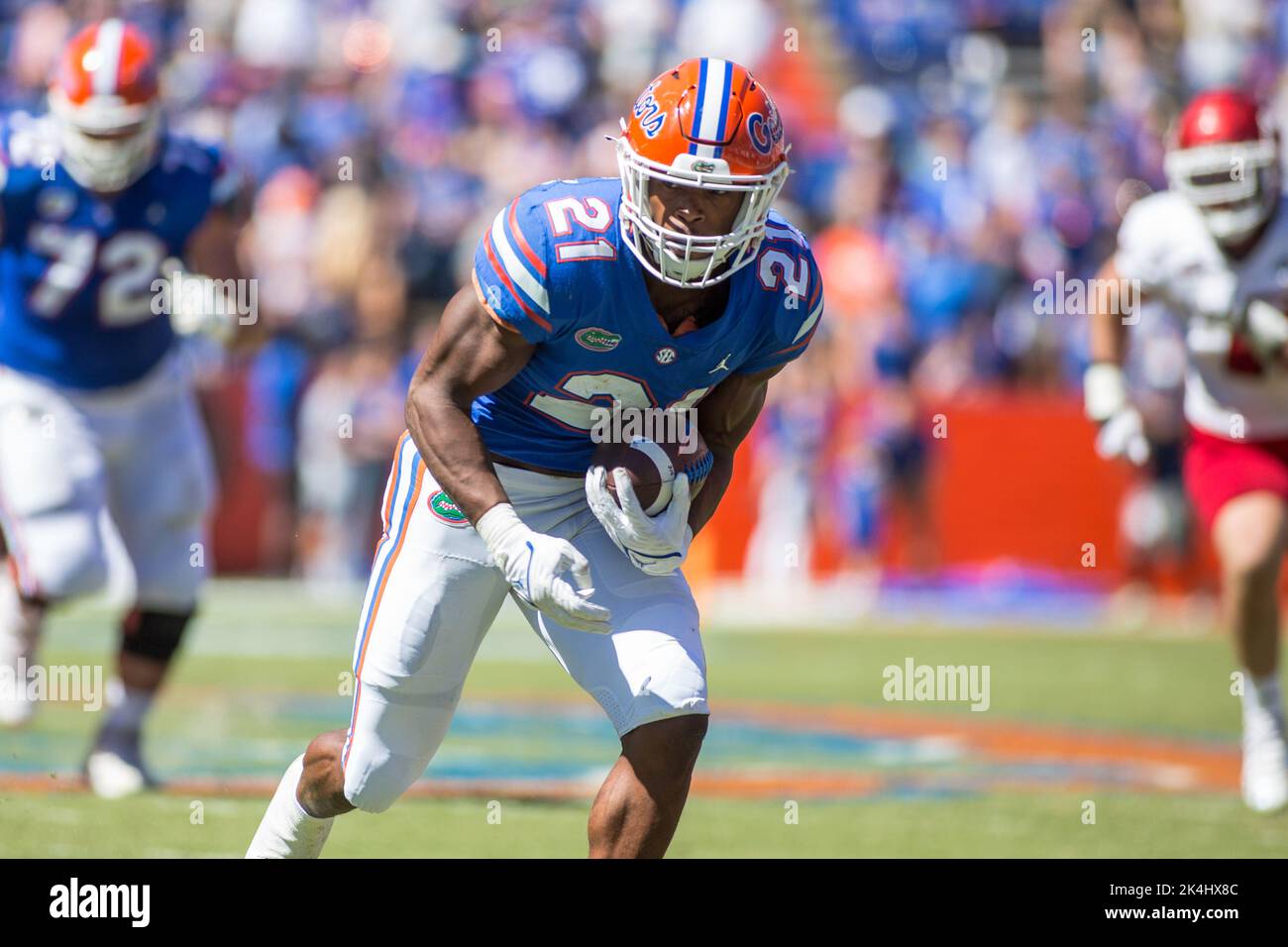 October 2, 2022: Florida Gators running back Lorenzo Lingard (21) finds ...