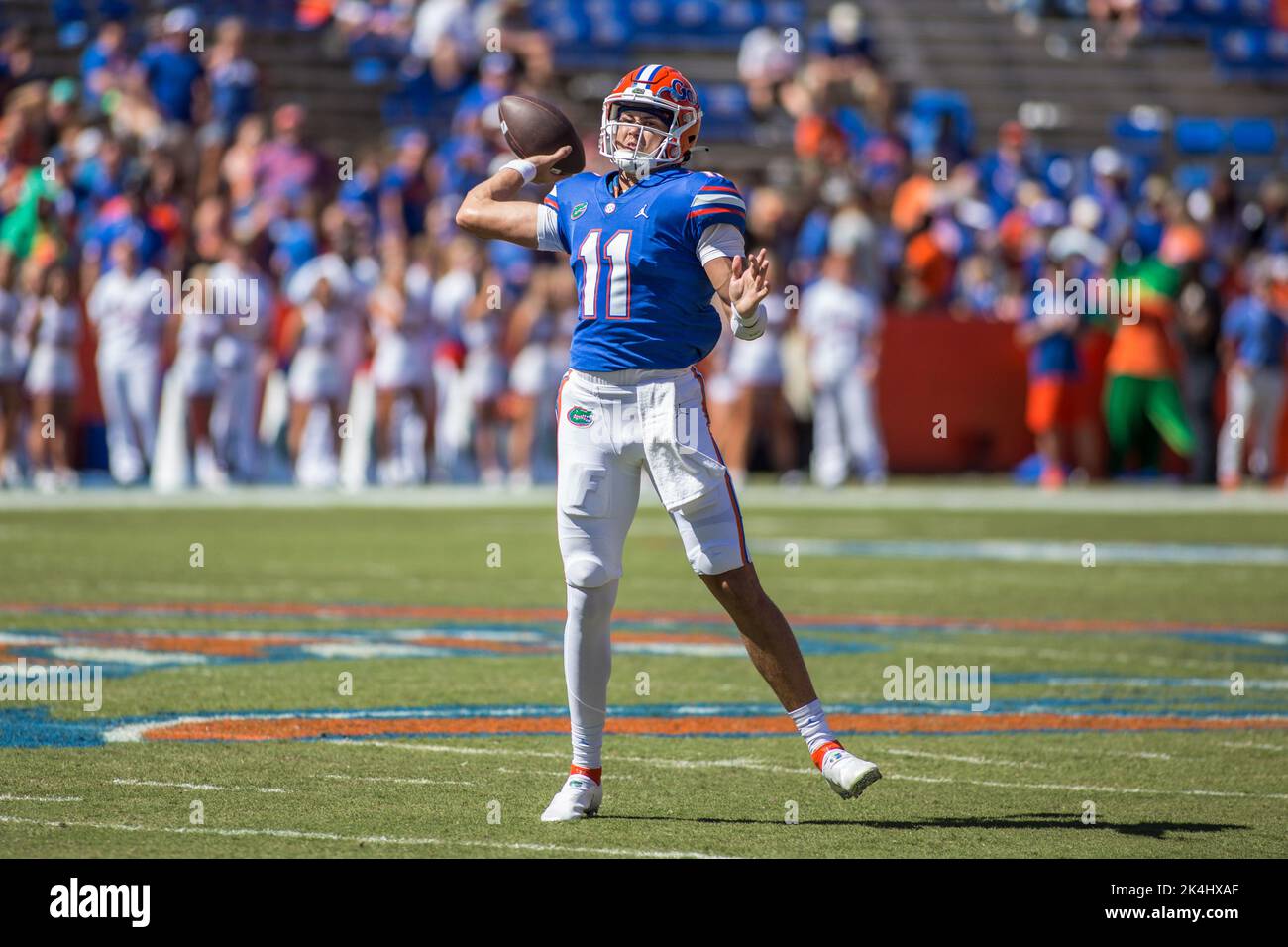 October 2, 2022: Florida Gators quarterback Jalen Kitna (11) aims for ...