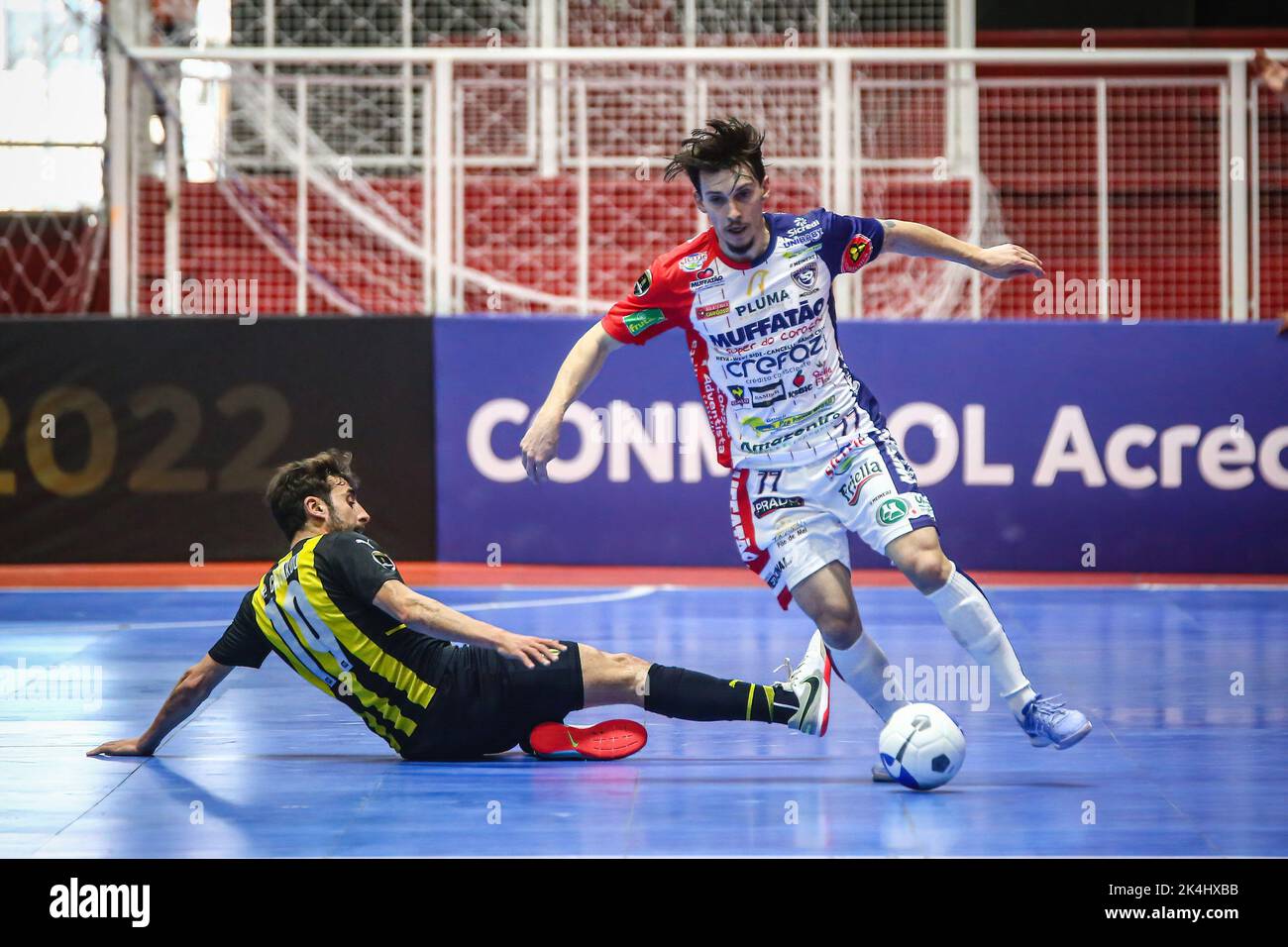 Buenos Aires, Argentina. 02nd Oct, 2022. Jonathan Franceschetto (R) of ...