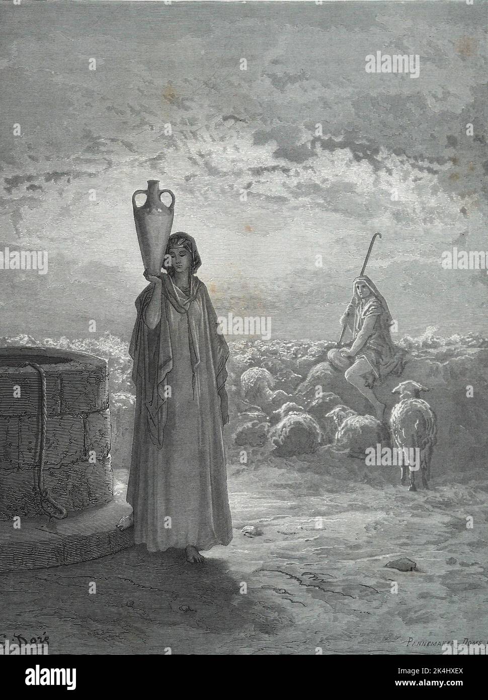 Laban bible hi-res stock photography and images - Alamy