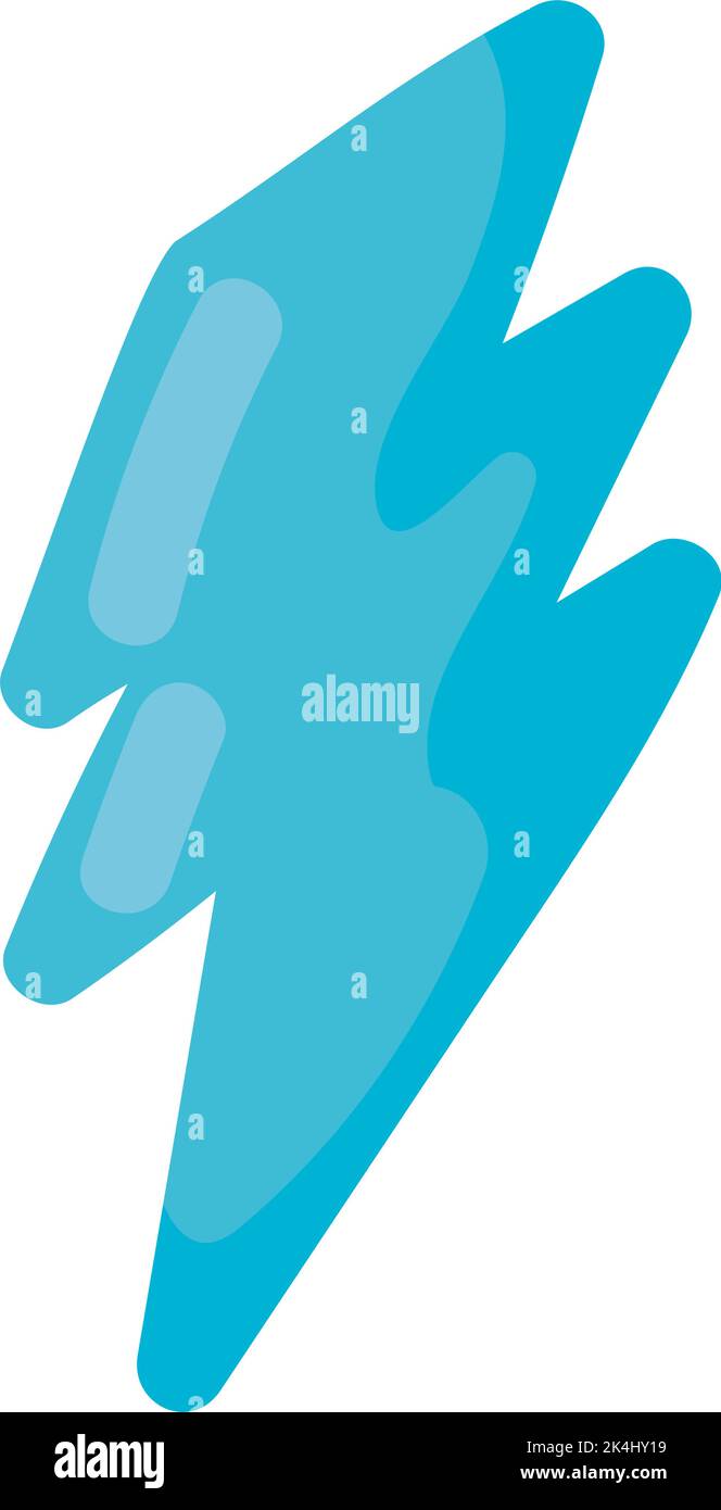 blue thunderbolt symbol Stock Vector Image & Art - Alamy