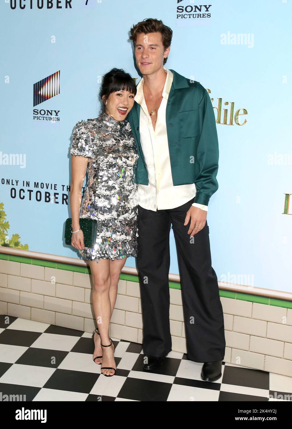 New York City, USA. 02nd Oct, 2022. Constance Wu and Shawn Mendes ...