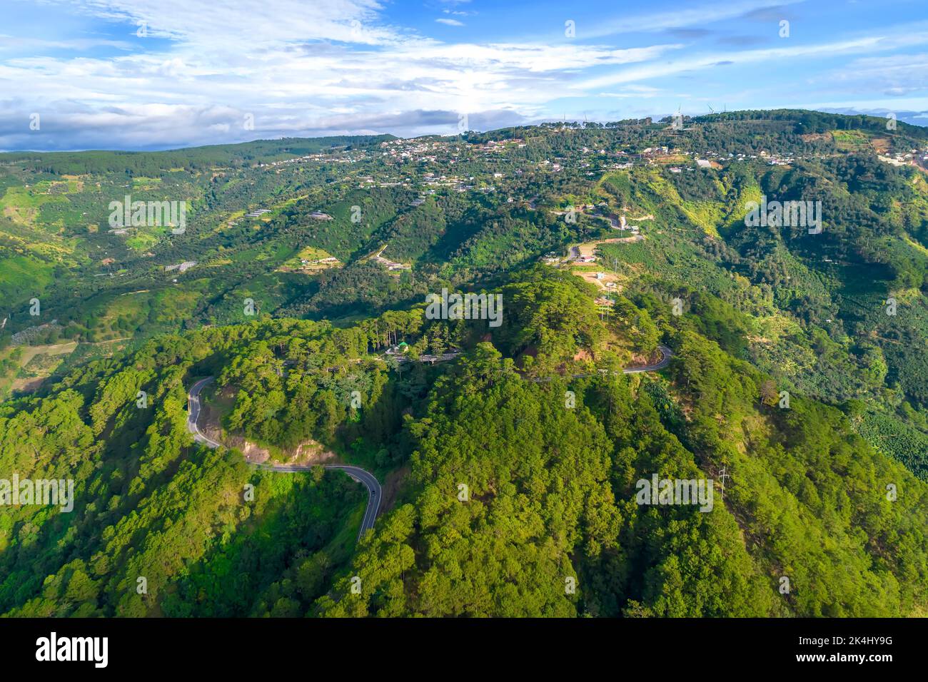 Dran pass seen from above is beautiful and majestic. This is the most ...