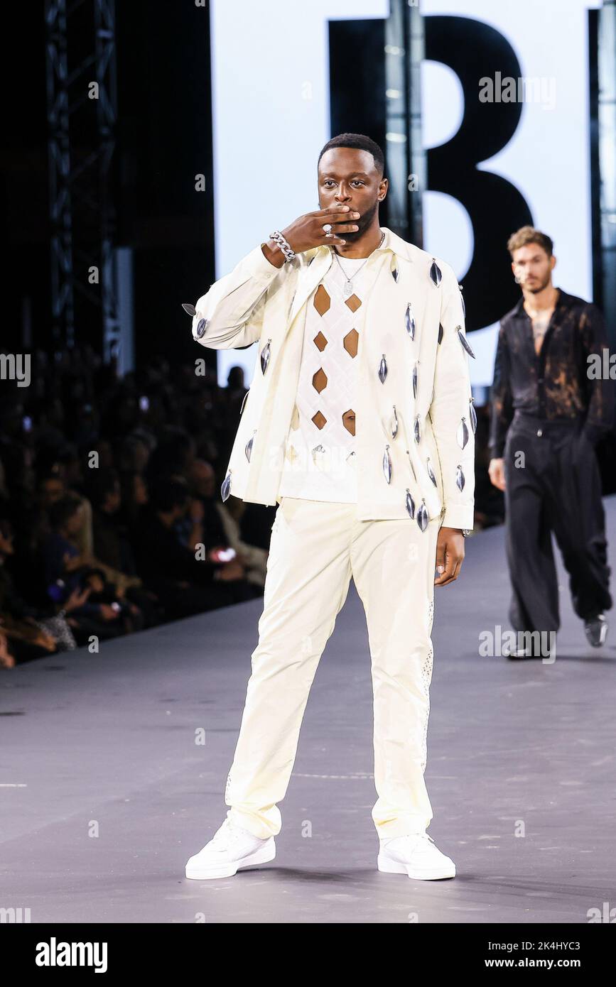 Dadju walks the runway of the Le Défilé L'Oréal during Paris Fashion ...