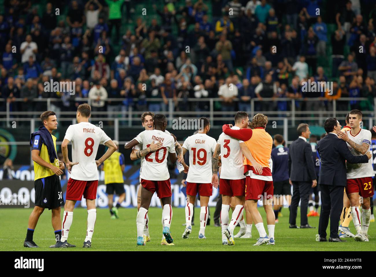 Milan, Italy. 1st Oct, 2022. Italy, Milan, oct 1 2022: NicolÃ² Zaniolo ...