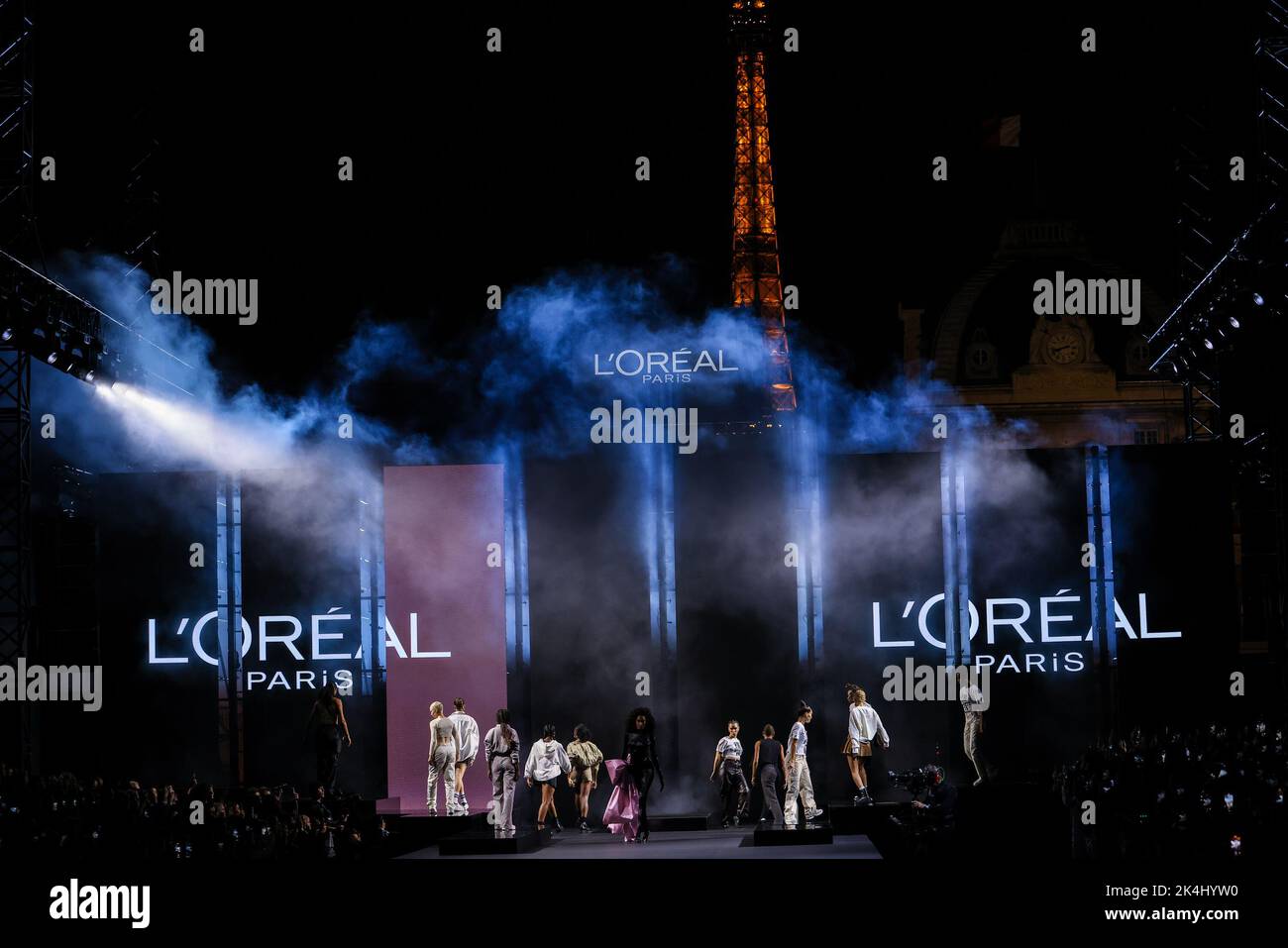 The runway of the Le Défilé L'Oréal during Paris Fashion Week Ready to ...