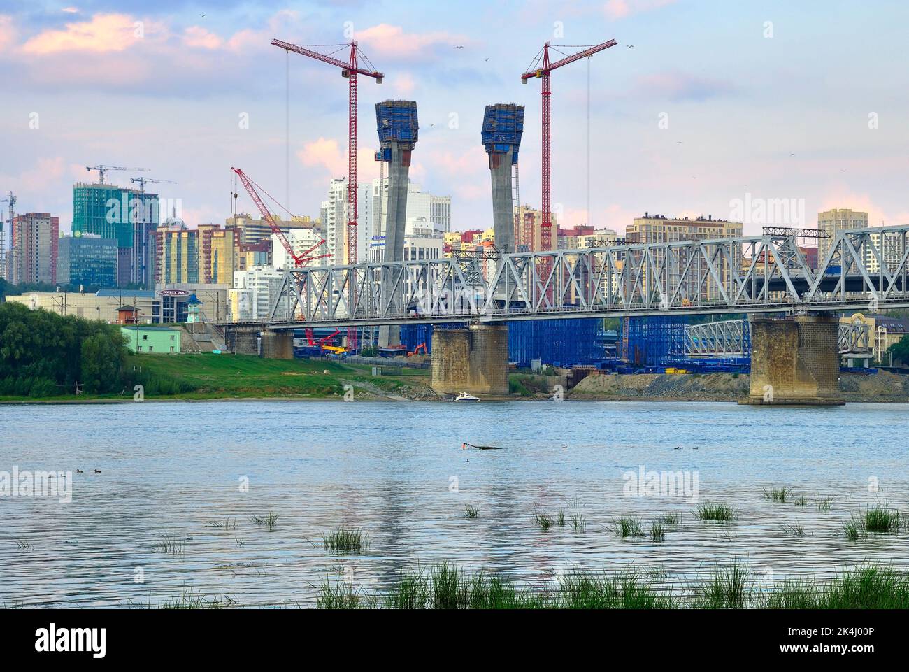 Novosibirsk, Siberia, Russia, 08.20.2022. The capital is on the Ob ...
