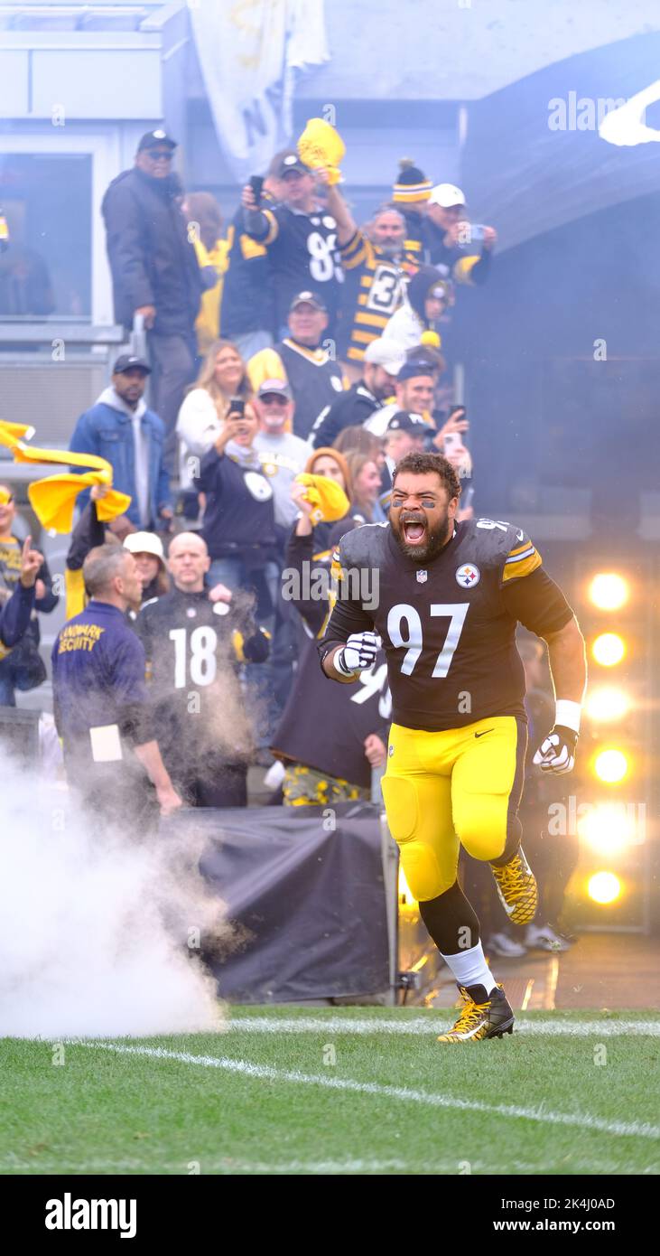 OCT 2nd, 2022: Cam Heyward #97 during the Pittsburgh Steelers vs New ...