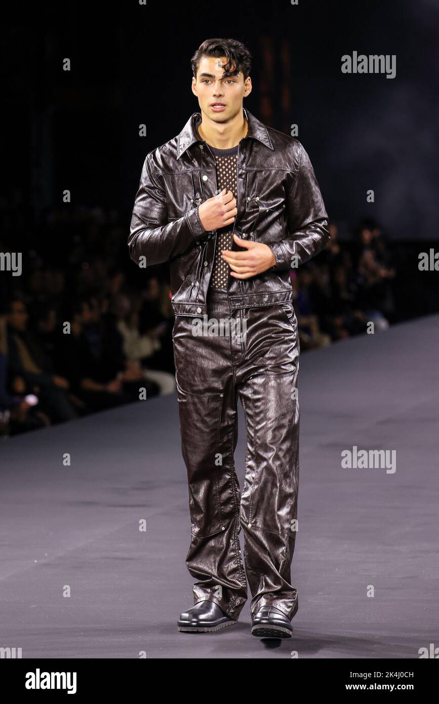 Jacob Rott walks the runway of the Le Défilé L'Oréal during Paris ...