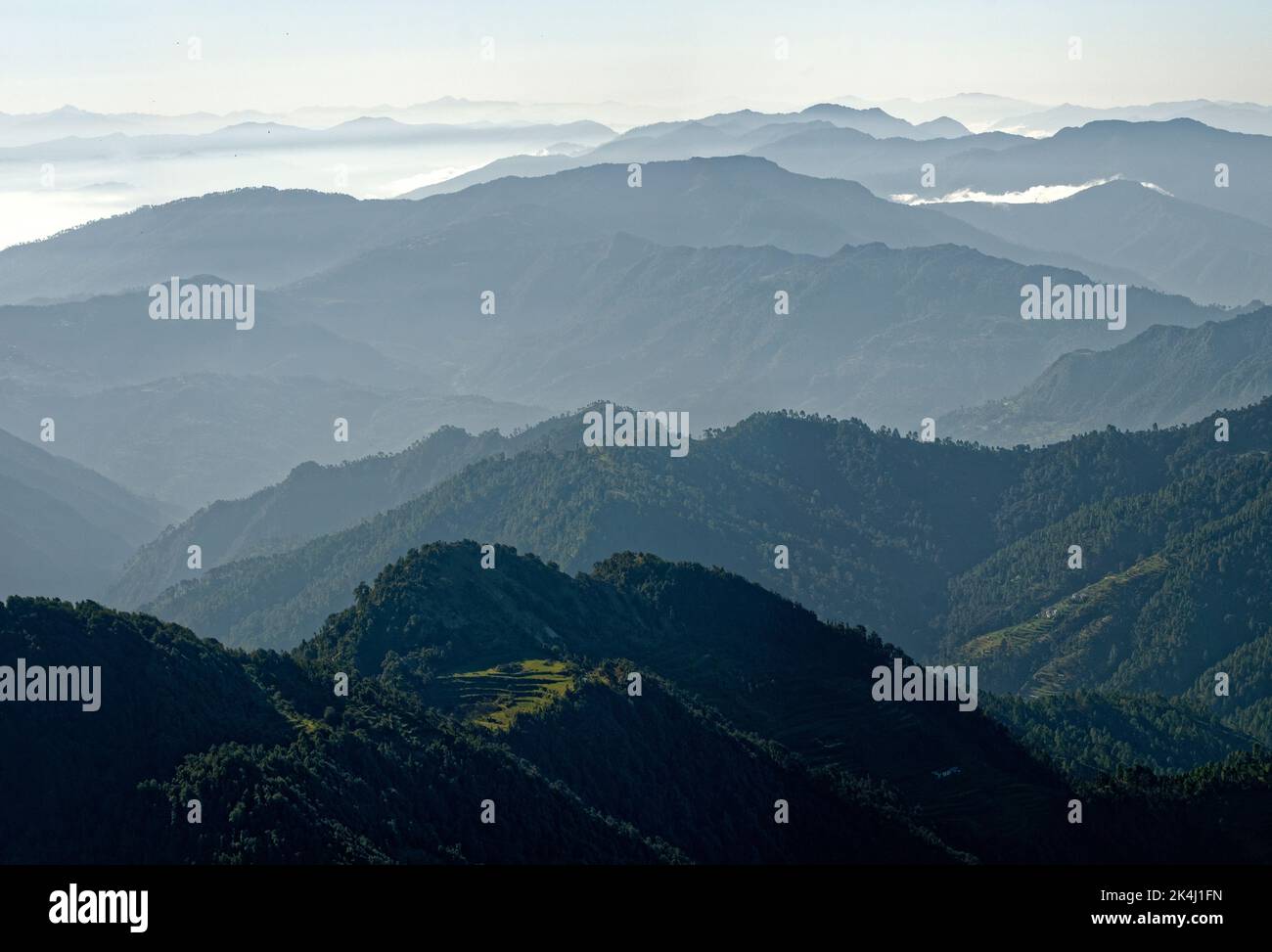 Himalayan mountain ranges in early morning time Stock Photo - Alamy