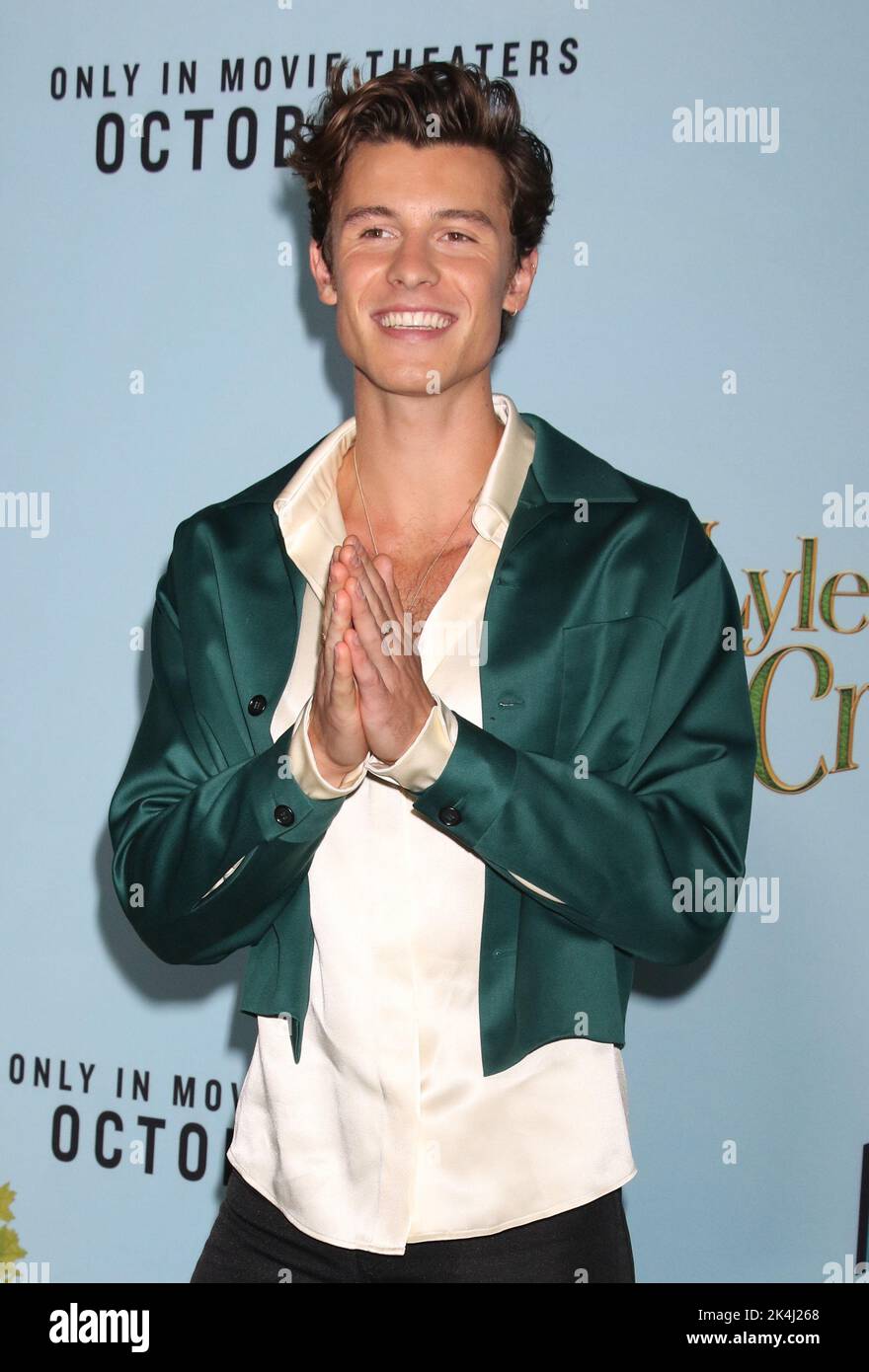 New York, NY, USA. 02nd Oct, 2022. Shawn Mendes at "Lyle, Lyle ...