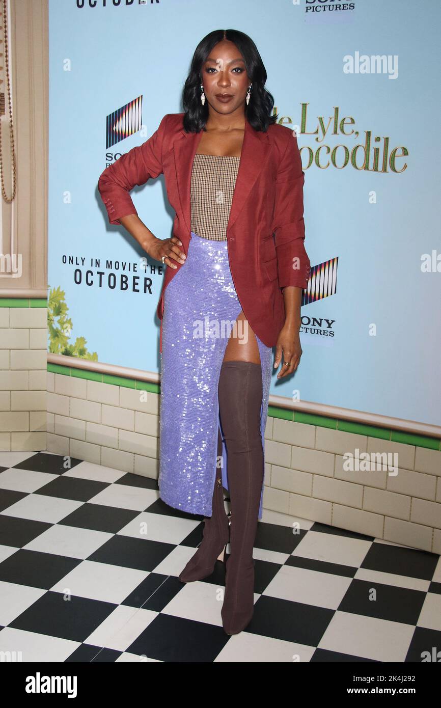 New York, NY, USA. 02nd Oct, 2022. Ego Nwodim at "Lyle, Lyle, Crocodile ...