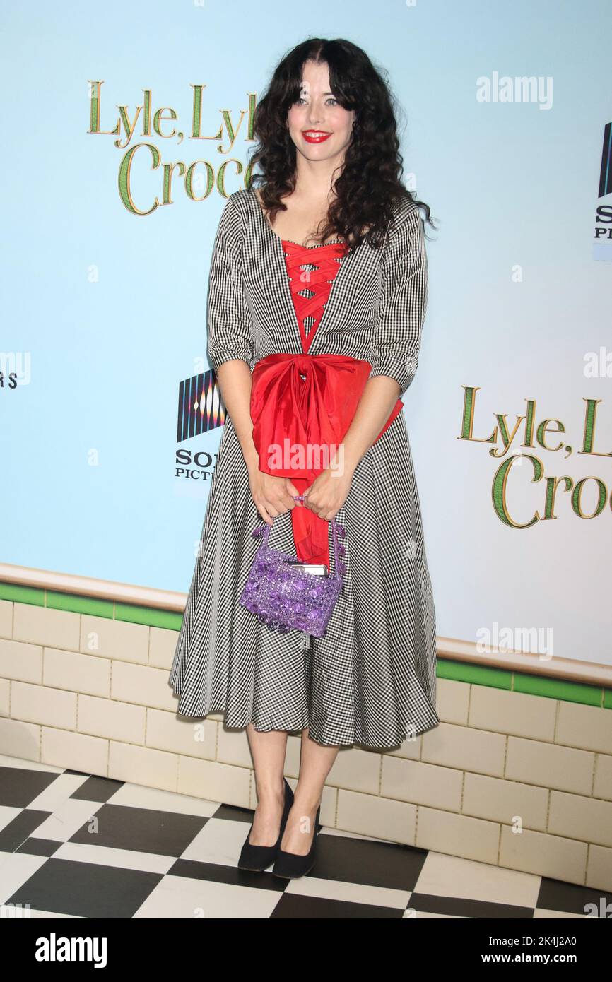 New York, NY, USA. 02nd Oct, 2022. Mary Neely at "Lyle, Lyle, Crocodile ...