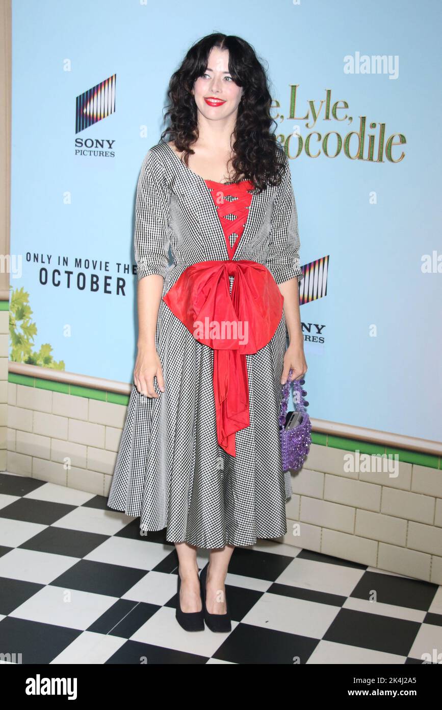 New York, NY, USA. 02nd Oct, 2022. Mary Neely at "Lyle, Lyle, Crocodile ...
