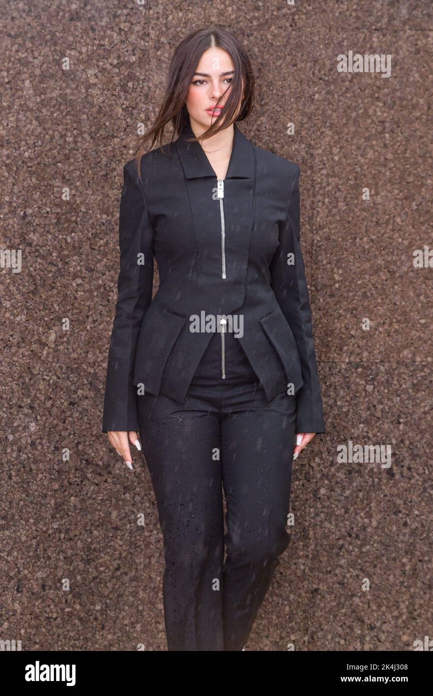 Addison Rae attends the Givenchy show as part of Paris Fashion Week ...