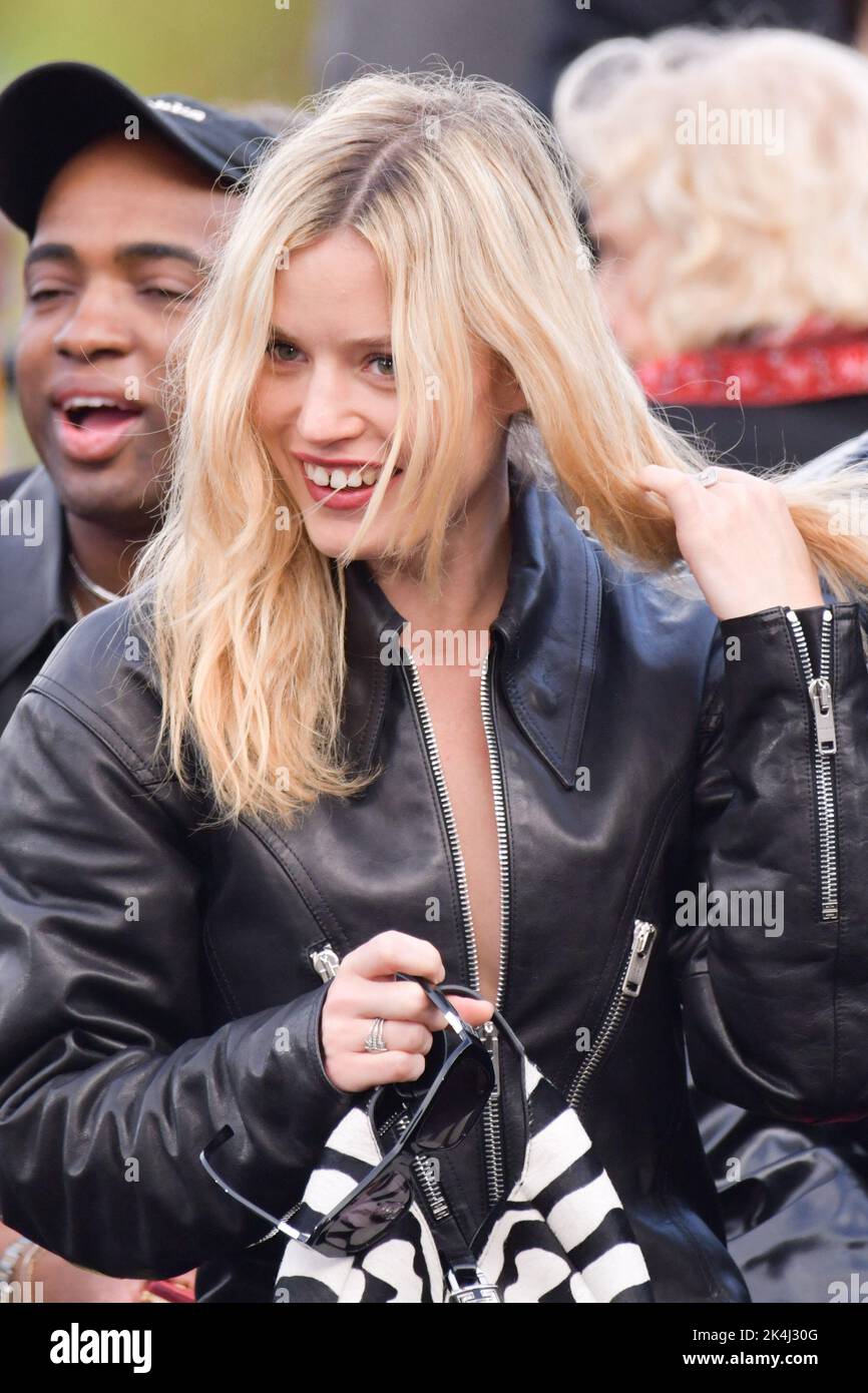 Georgia May Jagger attends the Givenchy show as part of Paris Fashion ...
