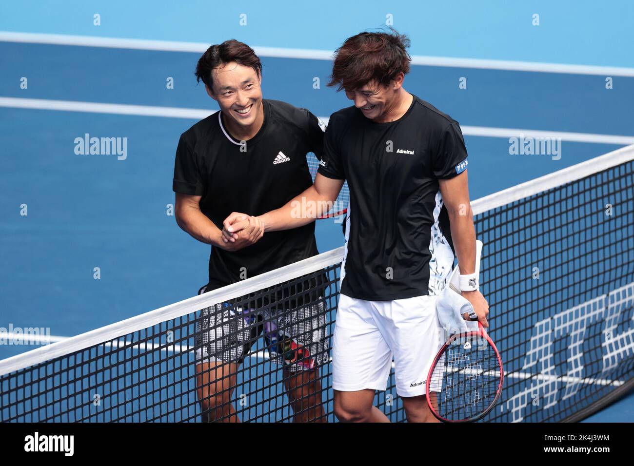 Ariake Colosseum, Tokyo, Japan. 1st Oct, 2022. (L-R) Go Soeda, Sho ...