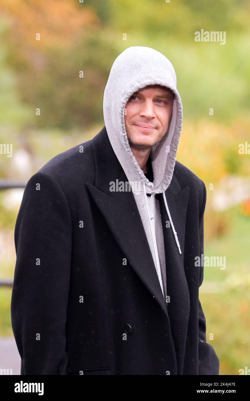 Matthew Williams, designer, walks the runway during the Givenchy show ...