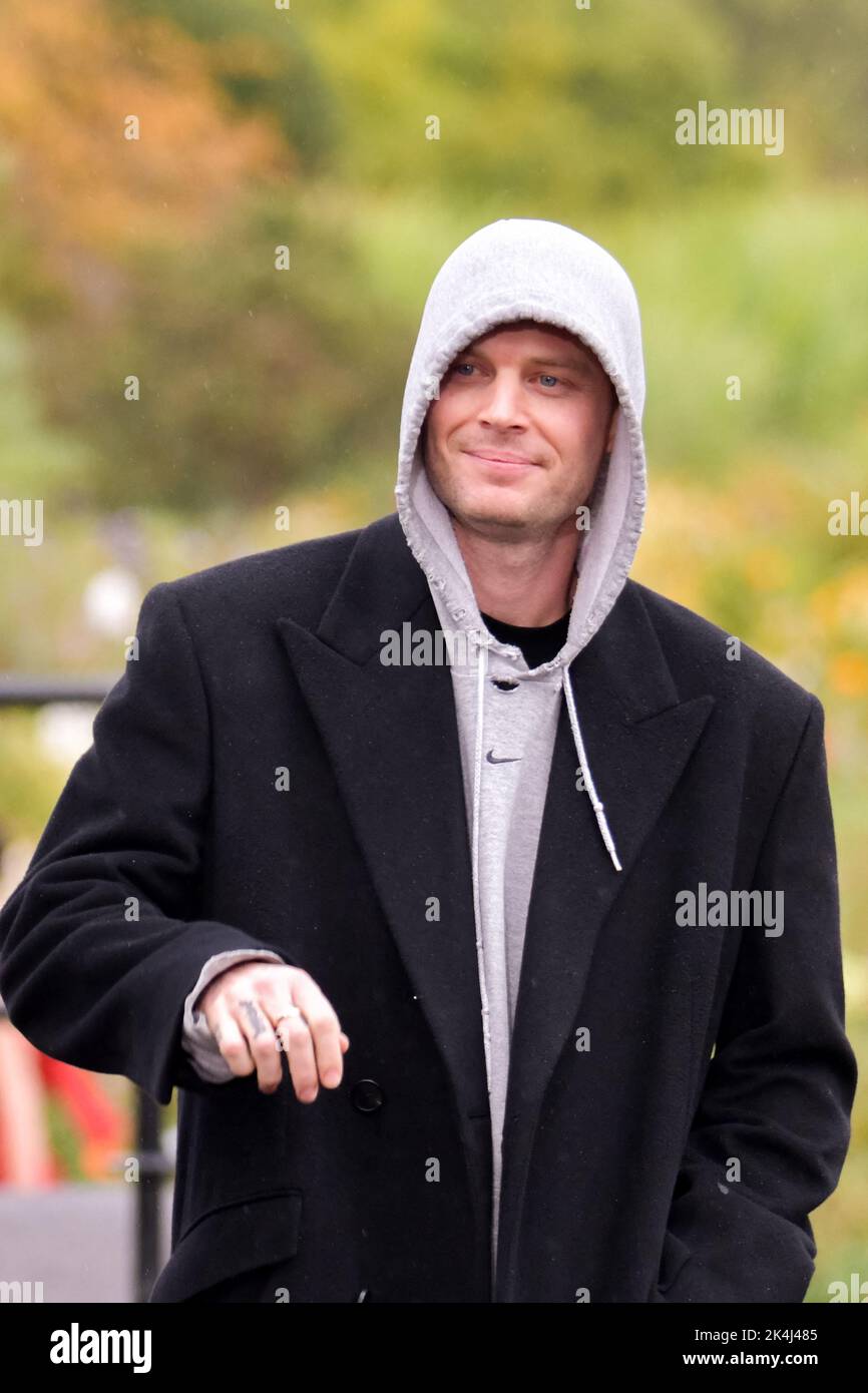 Matthew Williams, designer, walks the runway during the Givenchy show ...