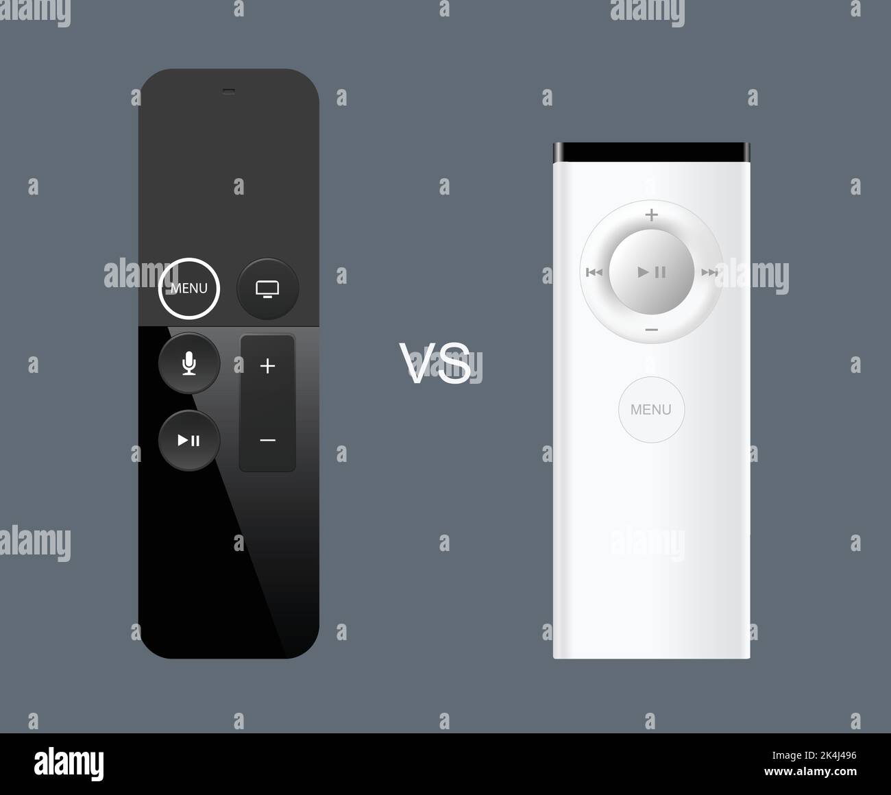 old vs new remote control Stock Vector Image & Art - Alamy