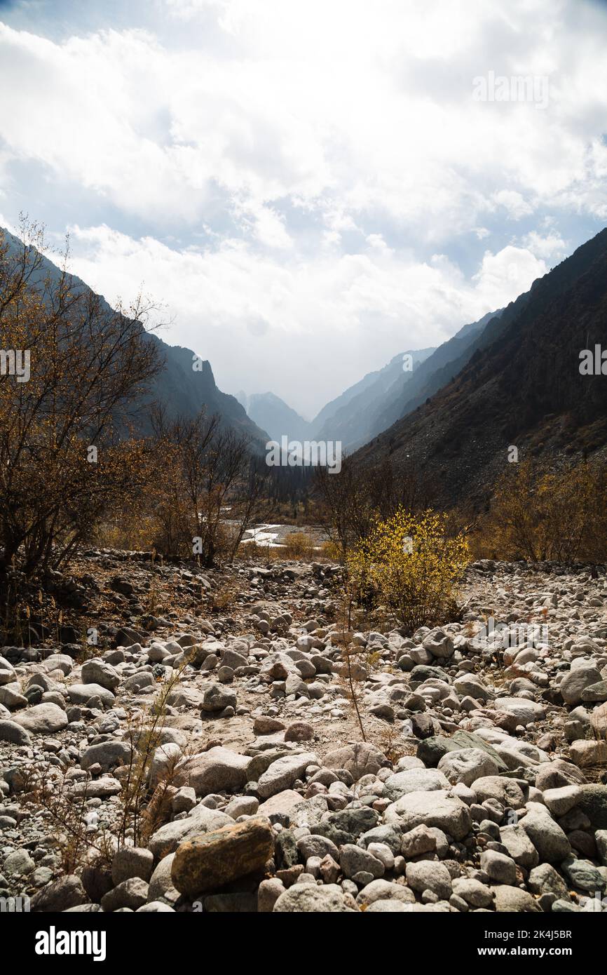 Landscape above Ala Archa Pass, Kyrgyzstan Stock Photo - Alamy