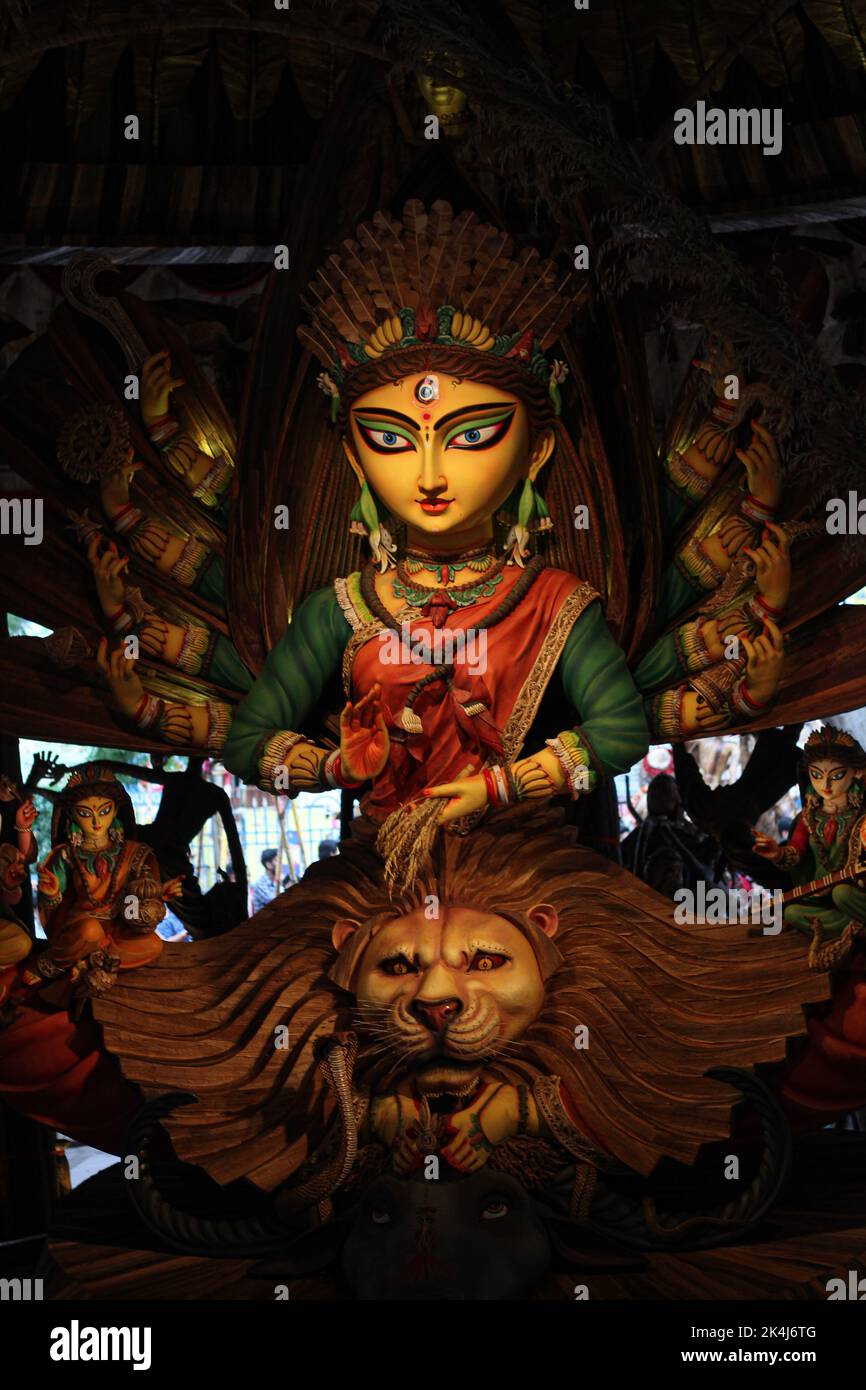 October 2, 2022, Kolkata, West Bengal, India: Annual Hindu Festival ...