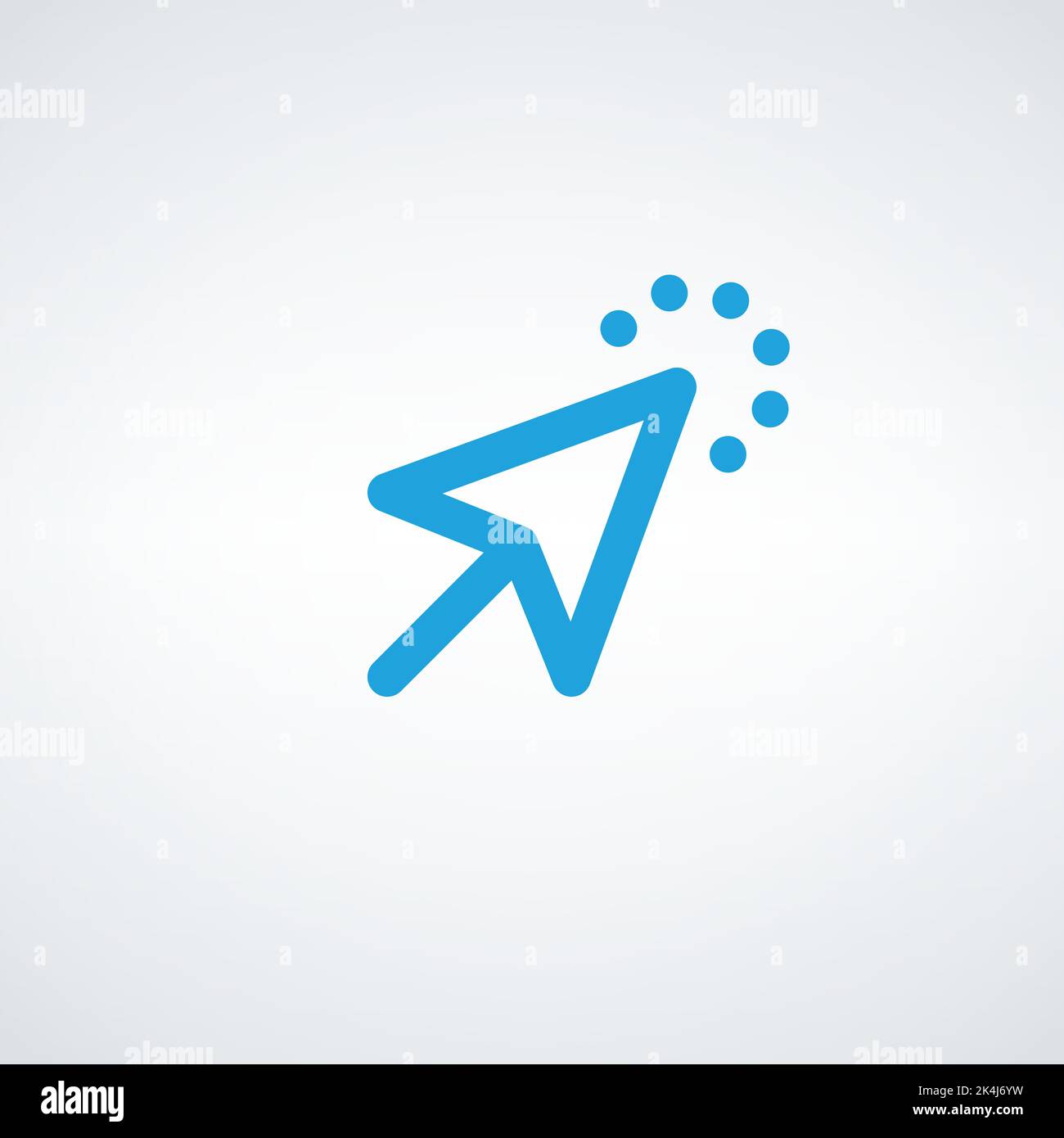 Mouse Pointer Arrow Icon. Click icon. Stock vector illustration isolated on white background ...