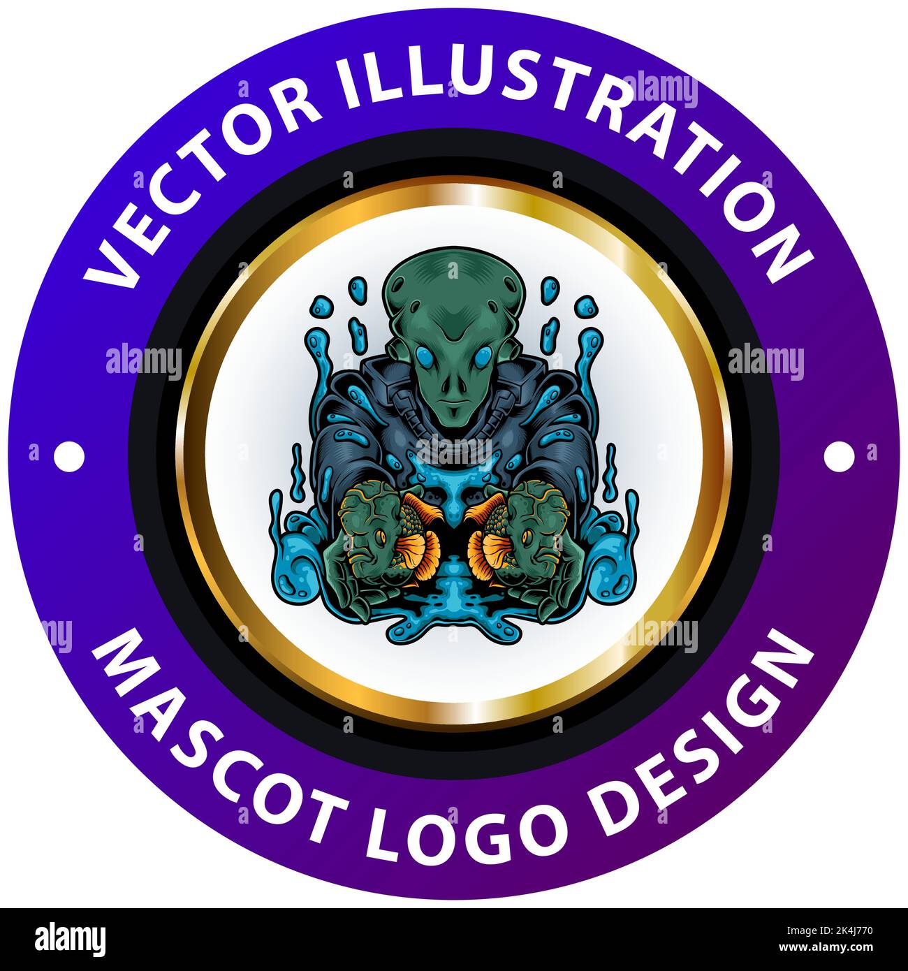 Logo alien hi-res stock photography and images - Alamy