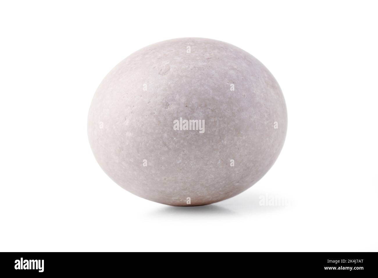 Round stone close-up isolated on white background Stock Photo - Alamy