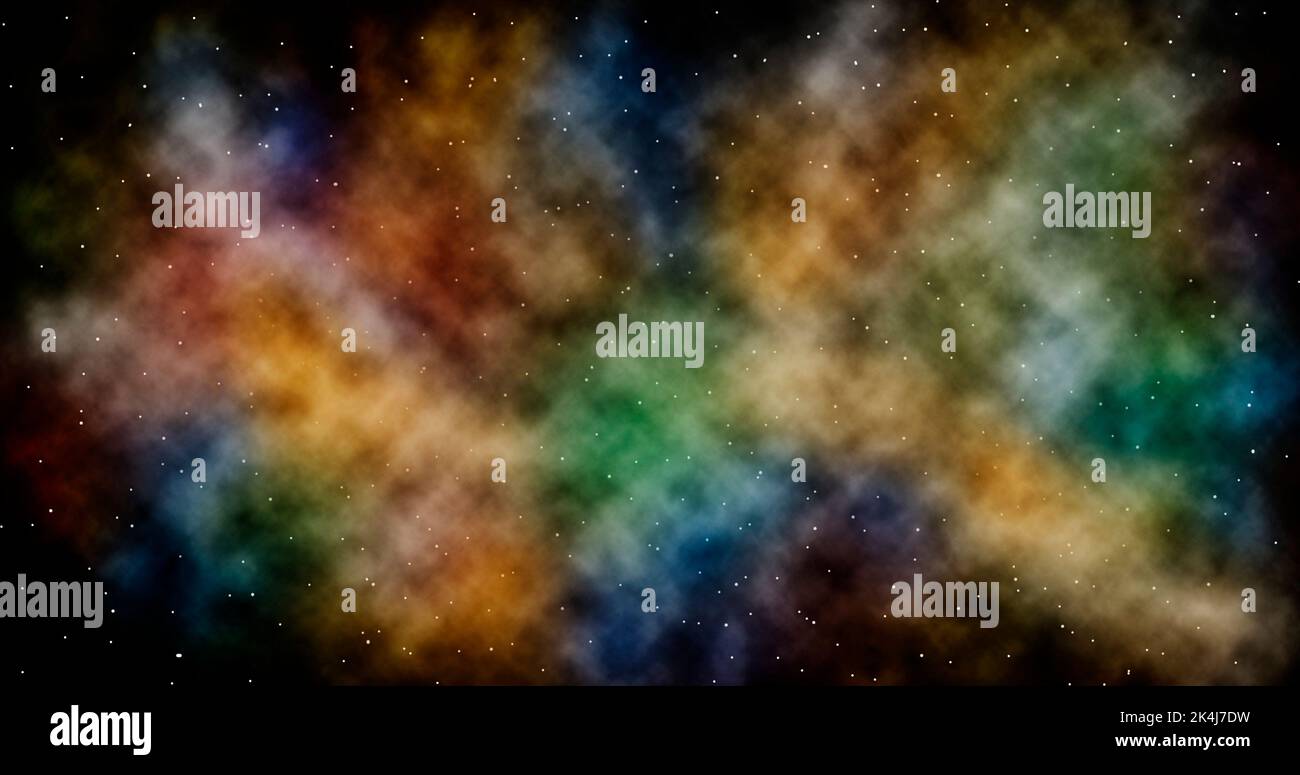 Abstract cosmic texture with gas and stars for art design. Space ...