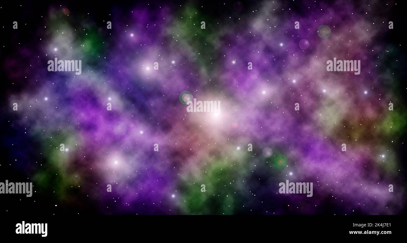Abstract cosmic texture with gas and stars for art design. Space ...