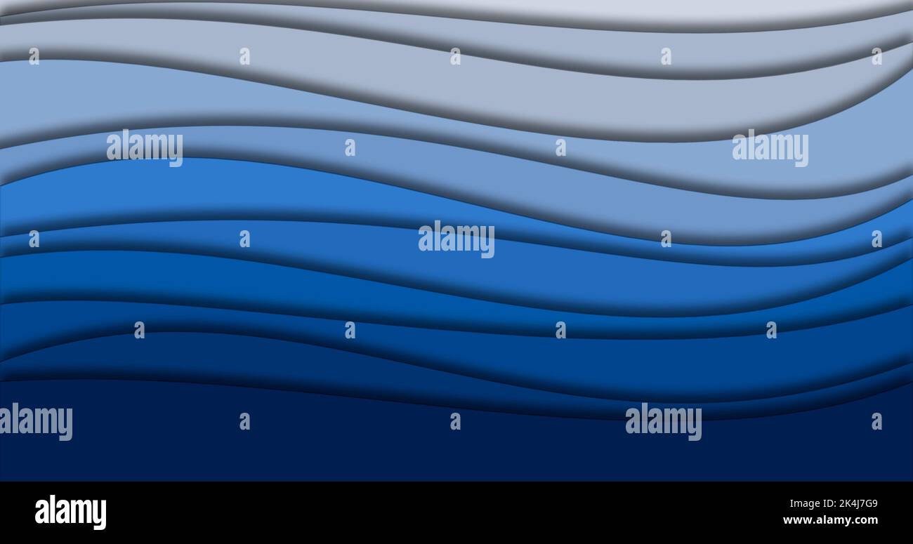 Abstract colorful layers background for art banner design. Curve lines ...