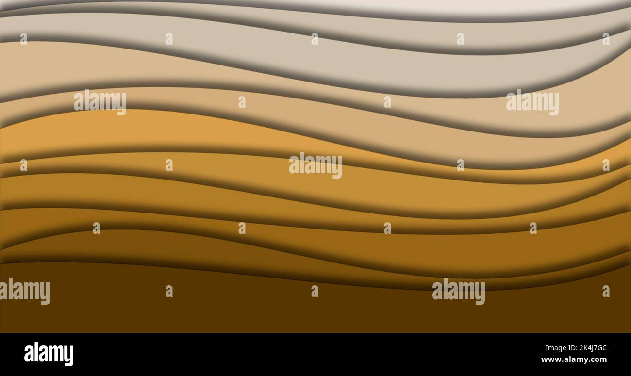 Abstract colorful layers background for art banner design. Curve lines ...