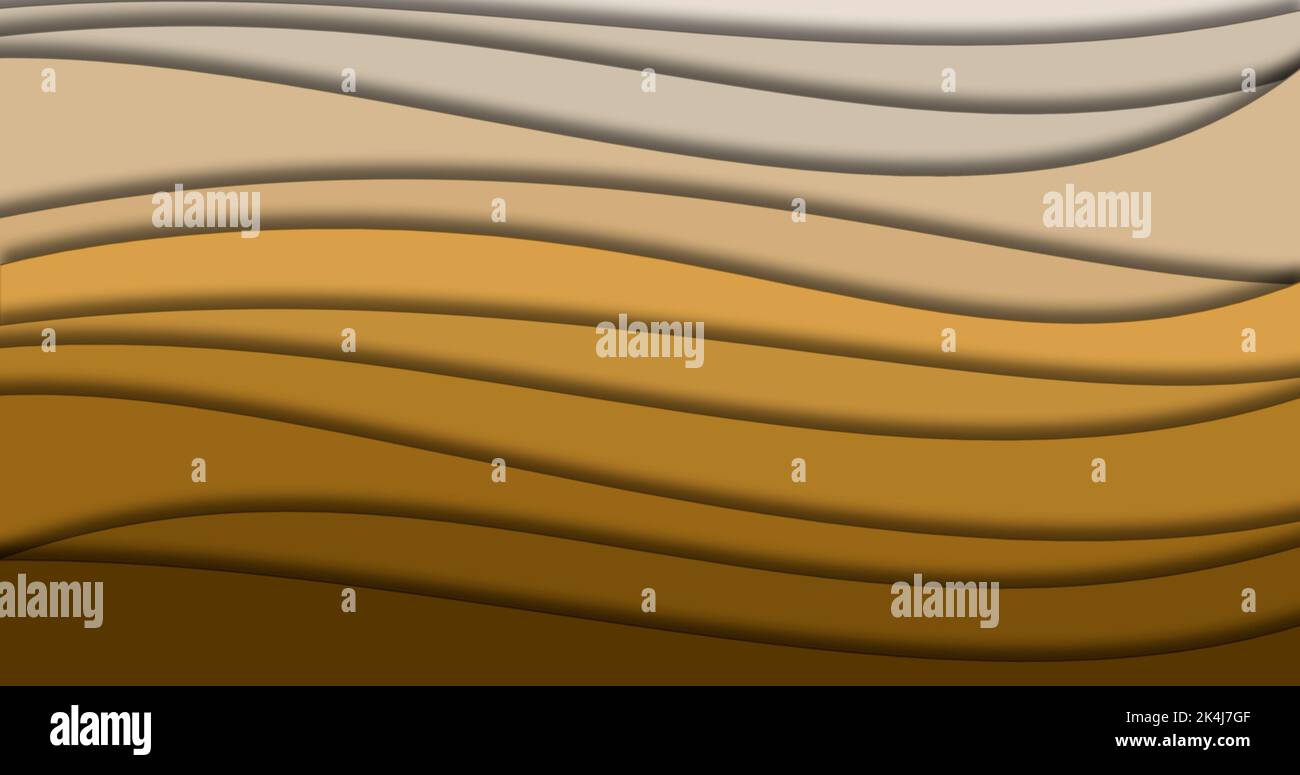 Abstract colorful layers background for art banner design. Curve lines ...