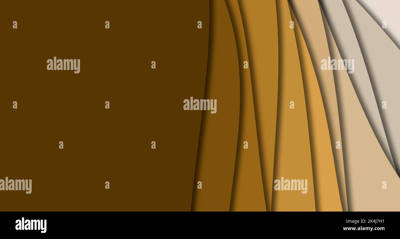 Abstract colorful layers background for art banner design. Curve lines ...
