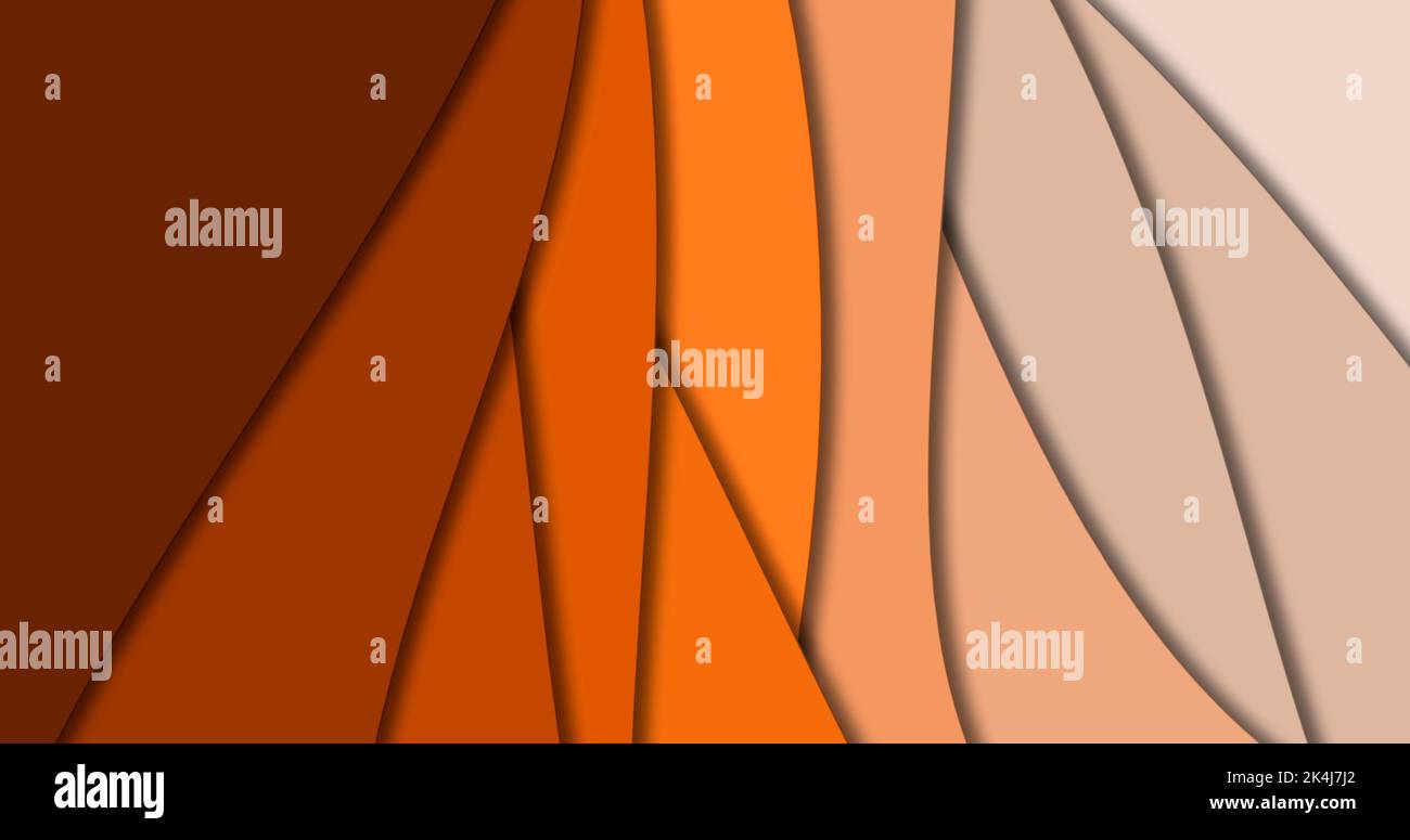 Abstract colorful layers background for art banner design. Curve lines ...