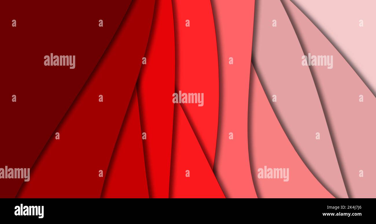 Abstract colorful layers background for art banner design. Curve lines ...