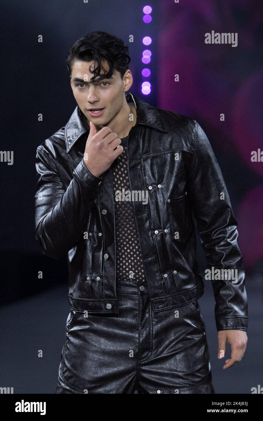 Jacob Rott walks the runway during the L'Oreal Womenswear Spring/Summer ...