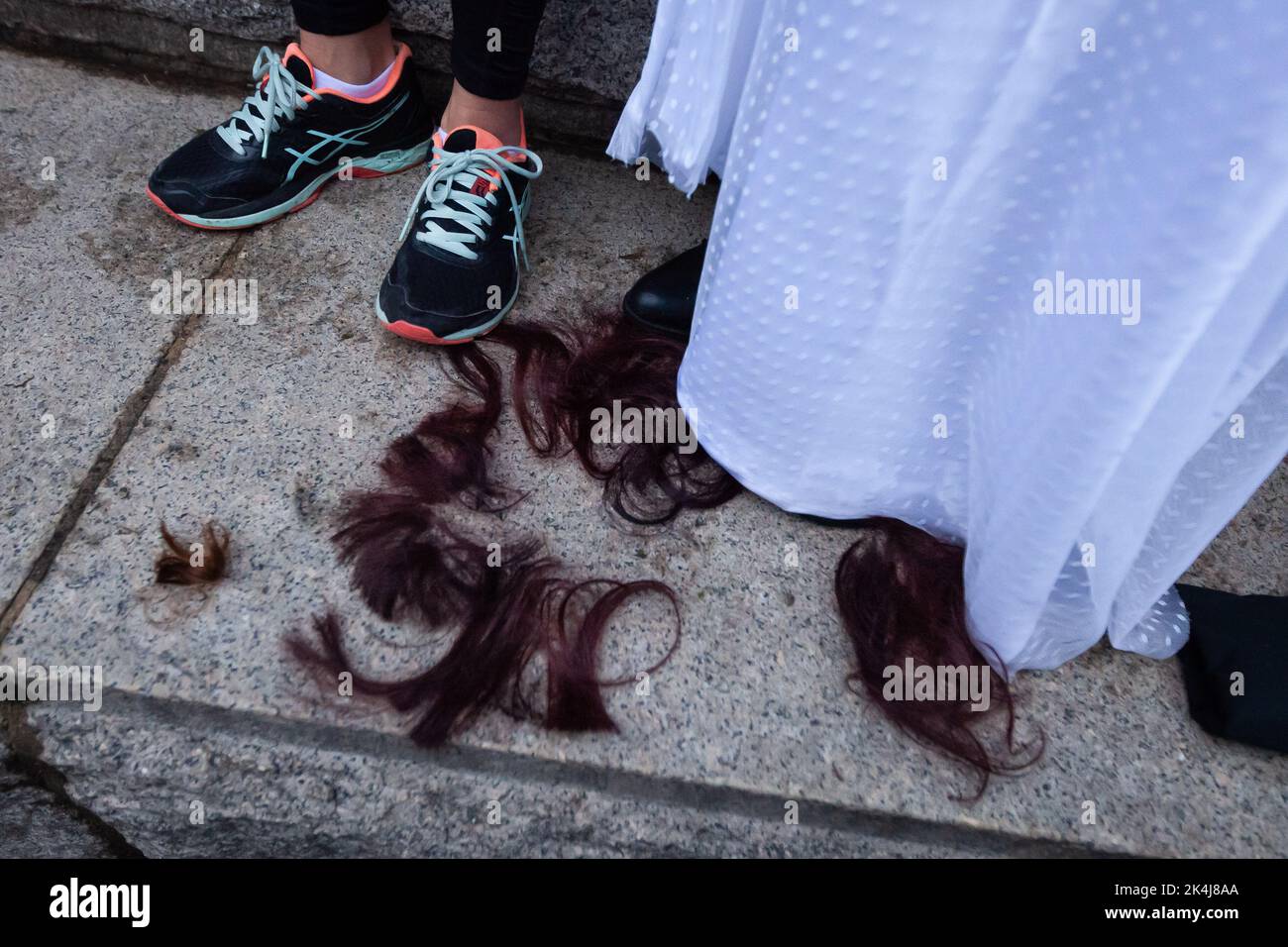 Cut the hair for protest hi-res stock photography and images - Alamy