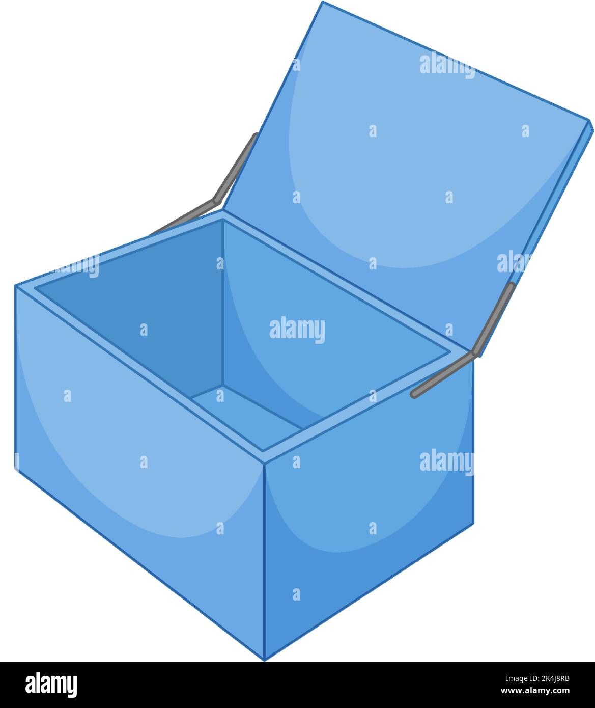 Open box on white background illustration Stock Vector Image & Art - Alamy