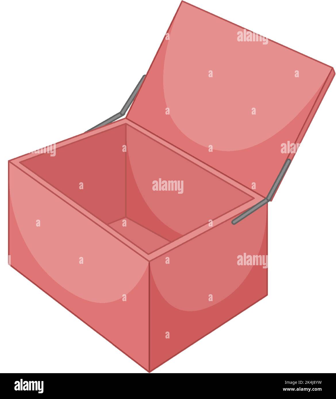 Open box on white background illustration Stock Vector Image & Art - Alamy