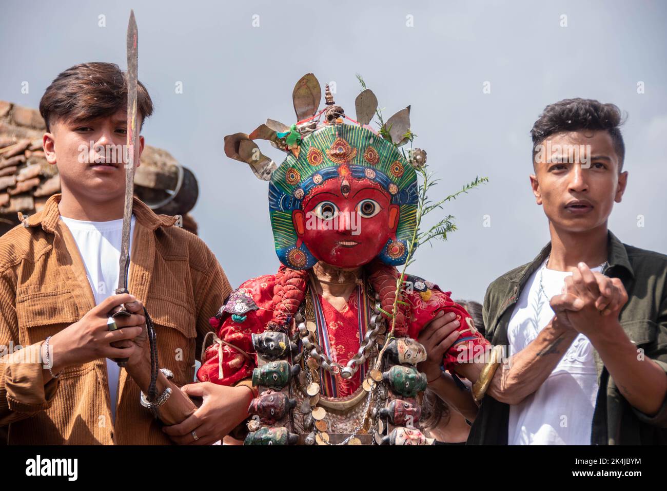 Nepal. 02nd Oct, 2022. The Shikali festival is a 300-year old festival ...